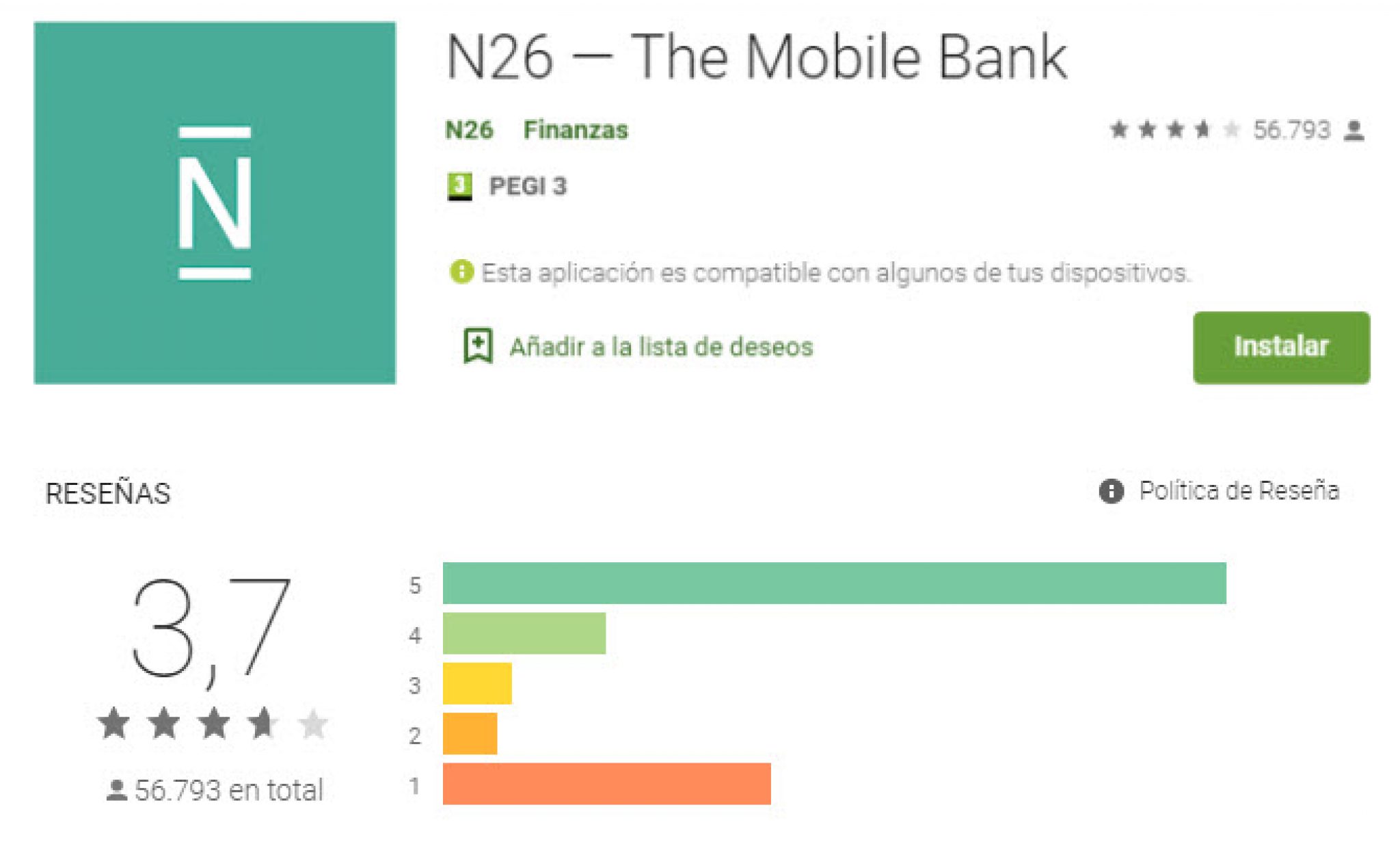 Banco N26 Opiniones 2024 de la cuenta y Tarjeta en España