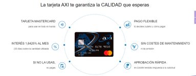 Axi Card Opiniones 2025, cómo funciona, requisitos y comisiones ️